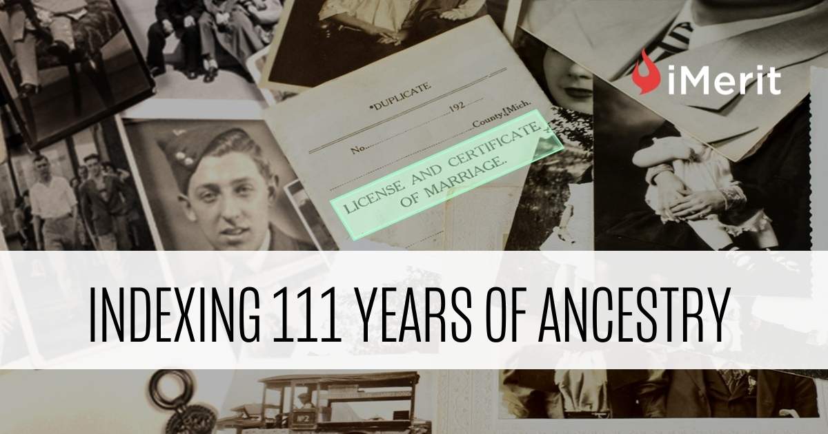 American Ancestors and iMerit Indexing 111 Years of Ancestry | iMerit