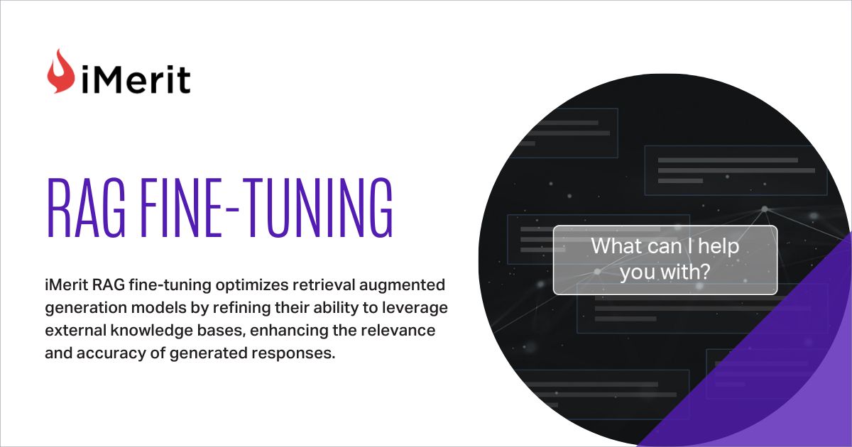 RAG Fine-Tuning - iMerit