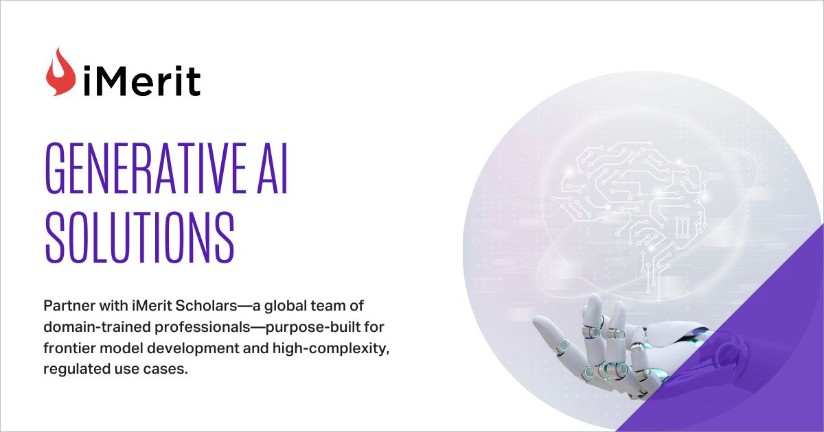 Generative AI Data Solutions for Enhanced Machine Learning - iMerit